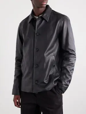 Rick Owens Brad Leather Jacket