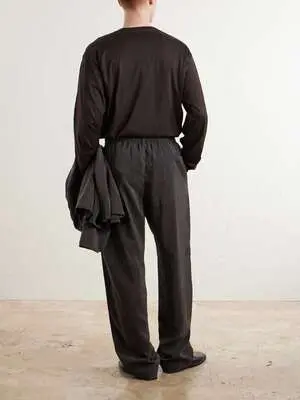 LEMAIRE Straight-leg Silk-blend Suit Trousers