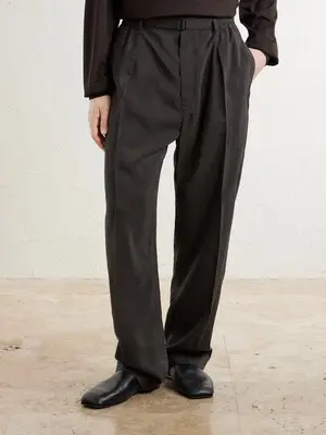 LEMAIRE Straight-leg Silk-blend Suit Trousers
