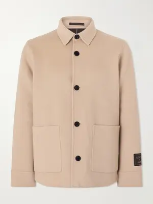 SLOWEAR Felted Wool-blend Blouson Jacket - Neutrals