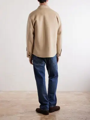 SLOWEAR Felted Wool-blend Blouson Jacket
