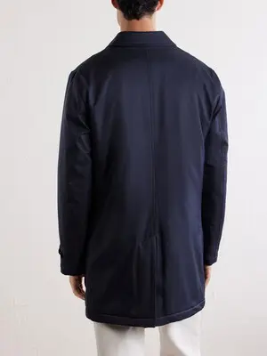 Kiton Reversible Padded Twill Jacket