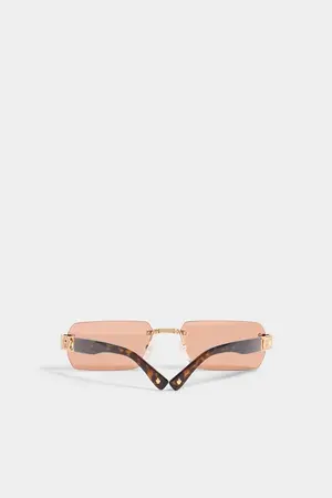 Dsquared2 Rimless Rectangle Sunglasses