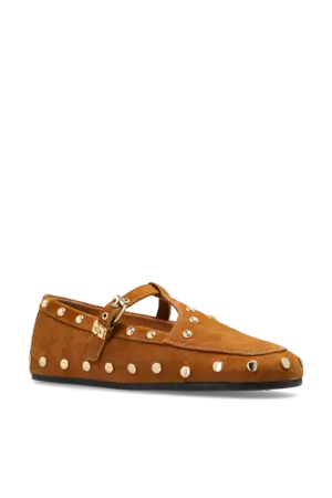 GANNI Ballet Flats With Studs