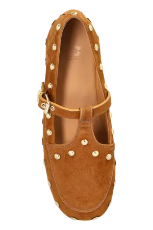 GANNI Ballet Flats With Studs