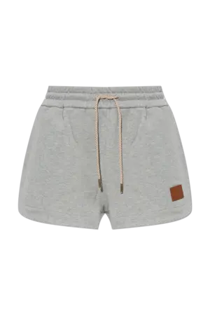 Fendi Logo Shorts - Grey