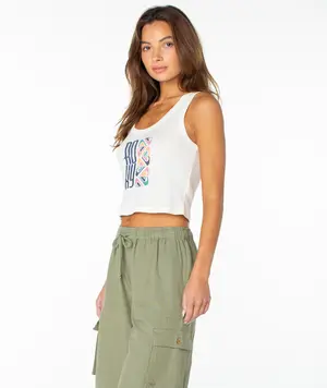 Roxy Oceanview Scoop Baby Rib Tank