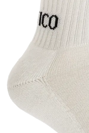 Attico Cotton Socks With Logo