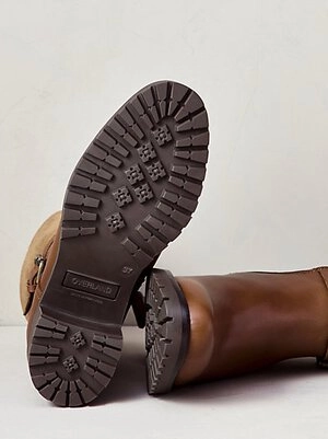 BOS & CO S Illana Shearling-lined Water-resistant Leather Boots - Rich Tan