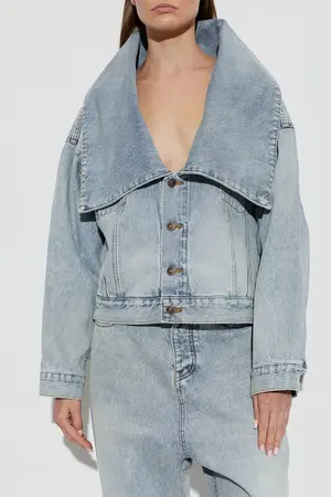 Balenciaga Cropped Denim Jacket