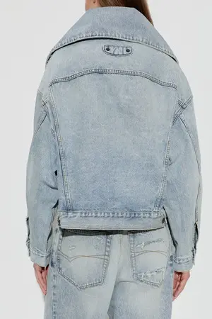 Balenciaga Cropped Denim Jacket