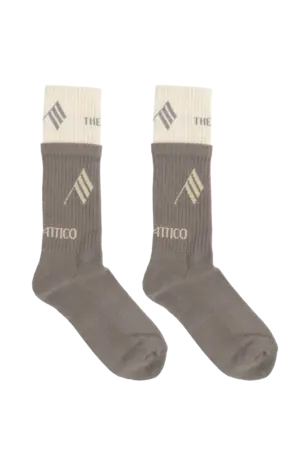 Attico Cotton Socks With Logo