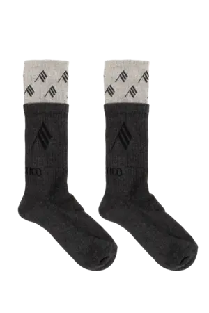 Attico Cotton Socks With Logo