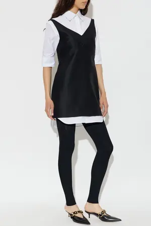 Balenciaga Dress With Combined Fabrics