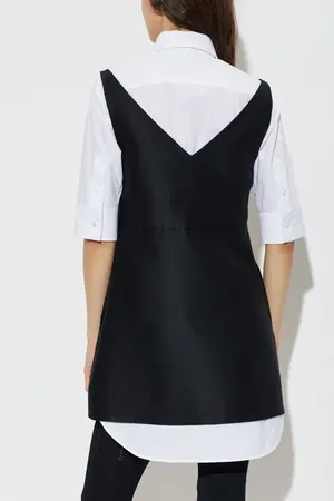 Balenciaga Dress With Combined Fabrics