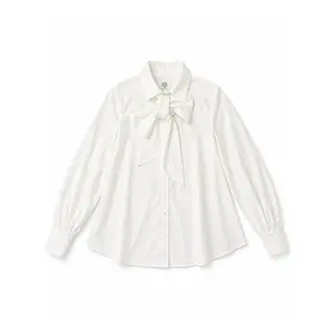 ELFIE Caro Il Cotton Blouse - White