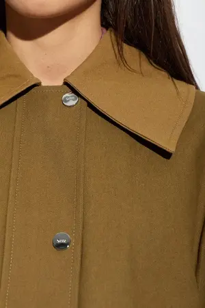 GANNI Cotton Jacket With Pocket