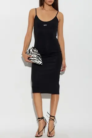 Off-White Strappy Dress
