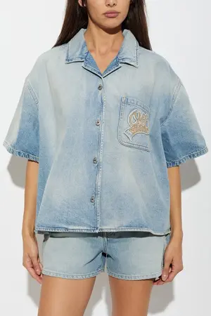 Off-White Denim Shirt With Pocket