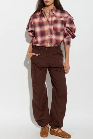 GANNI Plaid-patterned Shirt