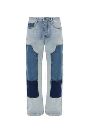 Off-White Straight-leg Jeans - Blue