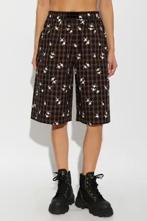 GANNI Floral Print Shorts