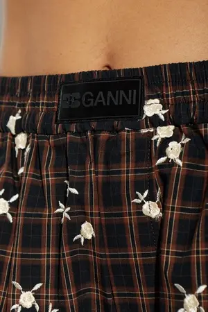 GANNI Floral Print Shorts