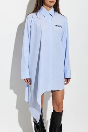 Off-White Shirt Dress