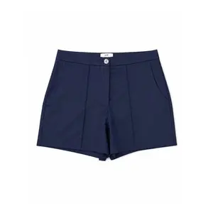 ELFIE Regula Navy Cotton Shorts - Blue