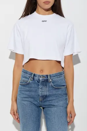 Off-White Loose-fit Ribbed T-shirt