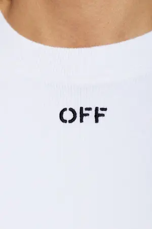 Off-White Loose-fit Ribbed T-shirt