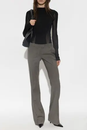 Attico Top With Transparent Inserts