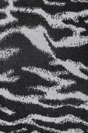 Attico Animal Print Skirt