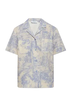 Off-White Shirt With Pockets - Light Blue