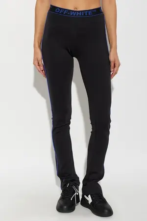 Off-White Flared Leg Pants