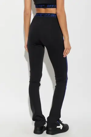 Off-White Flared Leg Pants