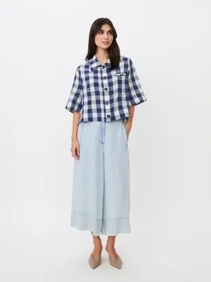 MASAI COPENHAGEN Checked Boxy Shirt