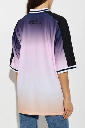 Off-White Oversized V-neck T-shirt