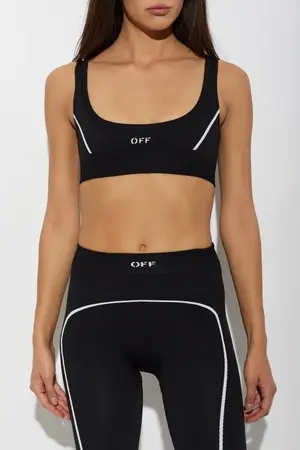 Off-White Sports Bra With Logo