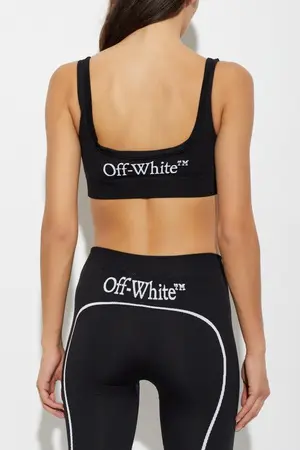 Off-White Sports Bra With Logo