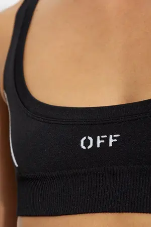 Off-White Sports Bra With Logo