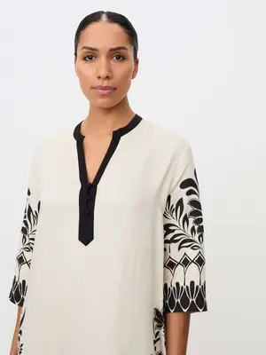 MASAI COPENHAGEN Manovalitha Fluid Drape Tunic Dress