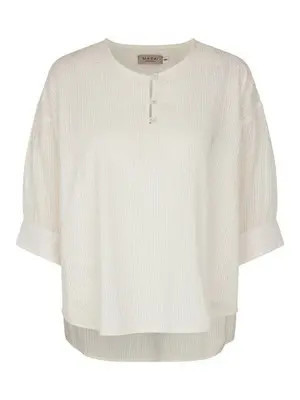 MASAI COPENHAGEN Madyrentha Round Neck Oversized Blouse