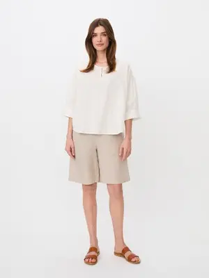 MASAI COPENHAGEN Madyrentha Round Neck Oversized Blouse