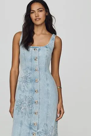 THE WOLF GANG Amana Midi Dress