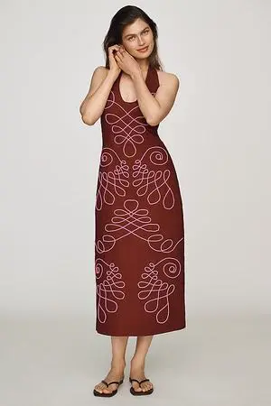 THE WOLF GANG Lera Len Maxi Dress