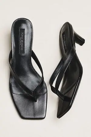TONY BIANCO Topaz Kitten Heels - Black Como