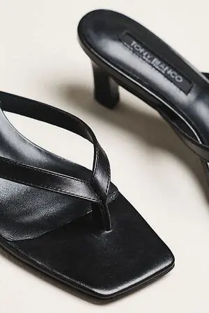 TONY BIANCO Topaz Kitten Heels - Black Como