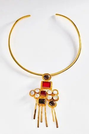 BOHÈME BY VÉRO Nefertiti Drop Necklace - Gold