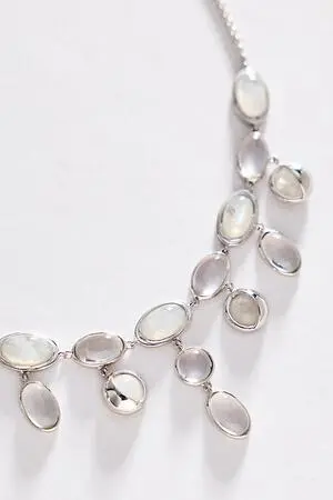 AWE INSPIRED Midnight Reflection Collar Necklace - Silver